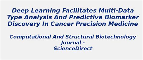 Predictive Biomarker Discovery In Cancer Precision Medicine S Logix