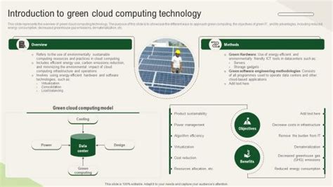 Green Cloud Computing Technology Powerpoint Templates Slides And Graphics