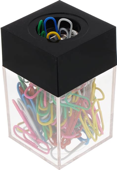 Erich Krause Диспенсер для скрепок магнитный 100 скрепок цвет в ассортименте — купить в