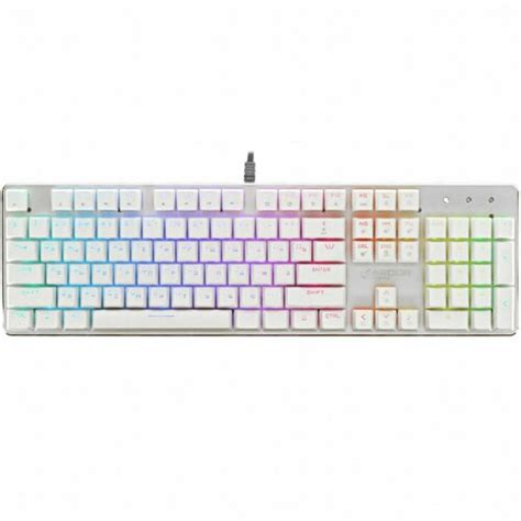 Игровая клавиатура проводная механическая Kailh Red клавиш 104 Usb белая Ardor Gaming