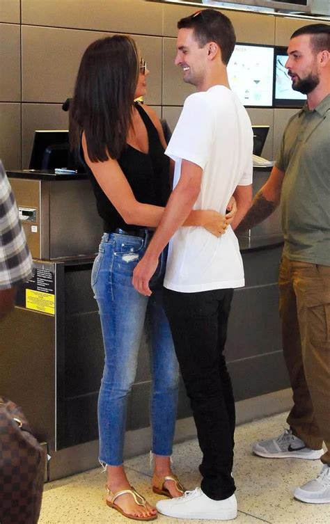 Miranda Kerr And Snapchat Founder Evan Spiegel Put On An Amorous Display At The Airport Irish