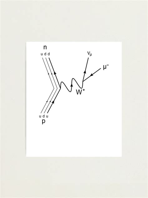 Muon Decay Feynman Diagram Particle Physics Photographic Print For Sale By The Elements