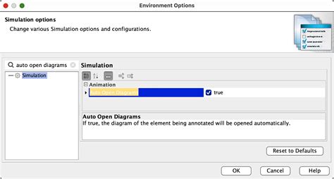 Cameo Simulation Toolkit Before You Run A Simulation Consider Enabling Auto Open Diagrams Under