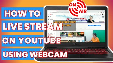 HOW TO SET UP LIVE STREAMING ON YOUTUBE USING WEBCAM YouTube