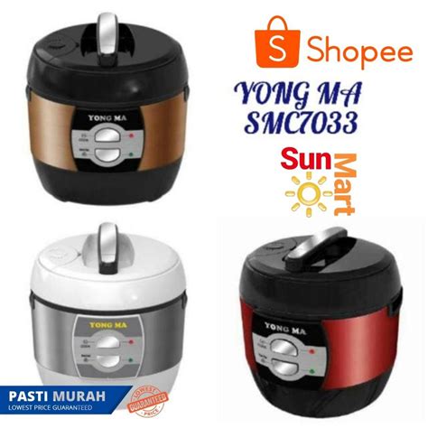 Jual Magic Com Rice Cooker Yong Ma Yongma Smc Ymc 7033 703 [2 Liter] Garansi Resmi