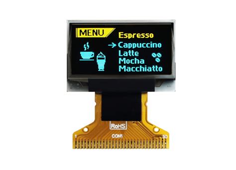New Graphic Oled Display With Dual Color Your Display Company