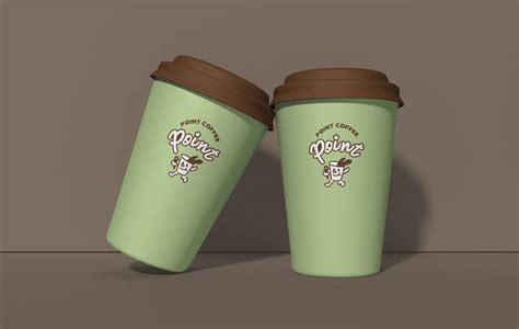 카페 포인트커피 브랜딩 브랜드 디자인·가이드 포트폴리오 크몽