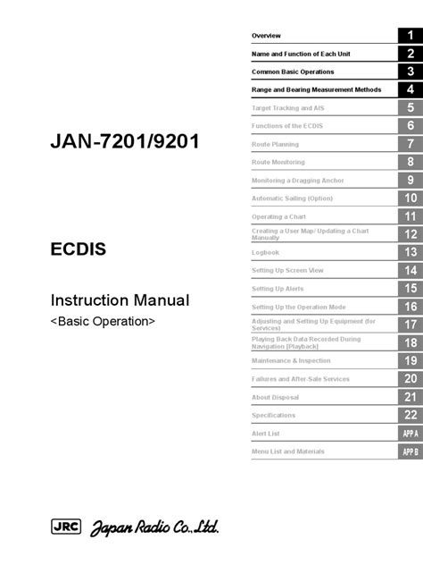 Jrc Ecdis Part 1 Pdf