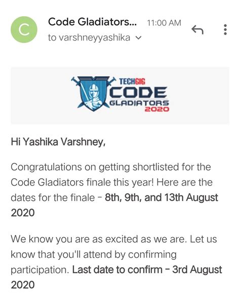 Yashika V On Linkedin Techgig Codinglife Codegladiators 2020trends Finale
