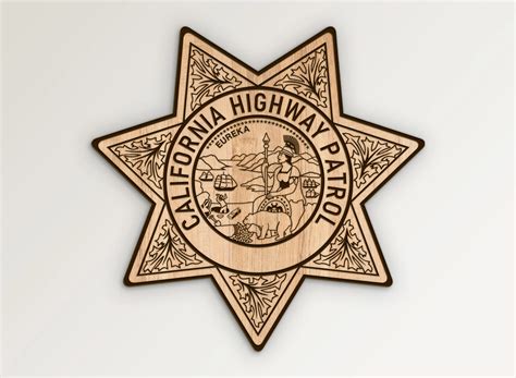 California Highway Patrol Chp Badge Without Banner Svg Vector Files