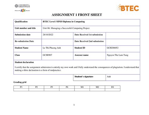 Asm1 Managing A Successful Project Summaries Project Management Docsity