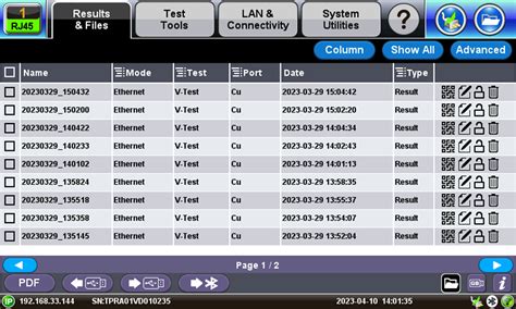 V Test Internet Access Speed Test Quick Guide