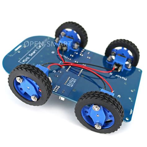 Kit De Voiture Robot Intelligent Contrôlé Bluetooth 4wd à Motoréducteur N20 Ouvert Avec Tutoriel