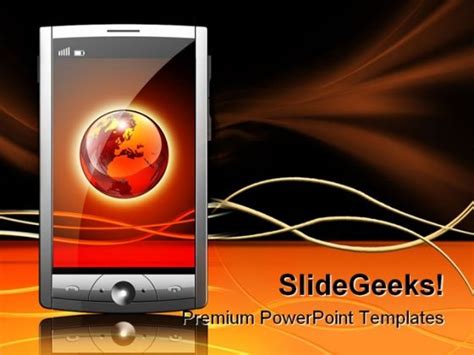 Mobile Device Encryption Powerpoint Templates Slides And Graphics