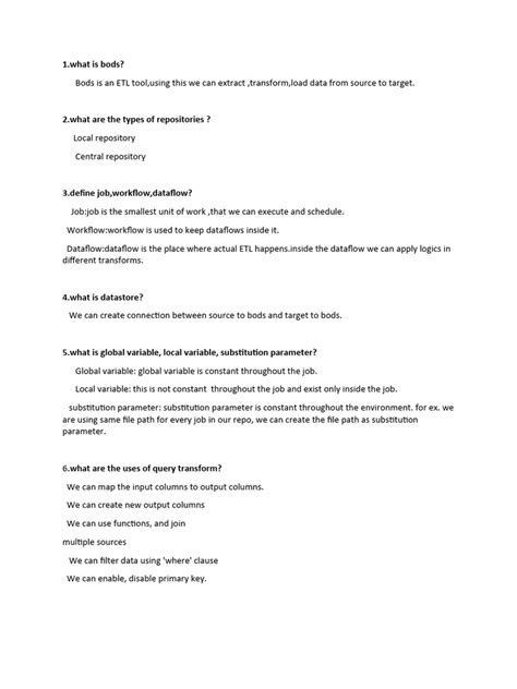 Bods Interview Qstns Pdf Parameter Computer Programming Computer Engineering