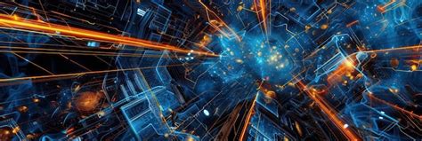 Blue Neural Network With Interconnected Nodes Premium AI Generated Image