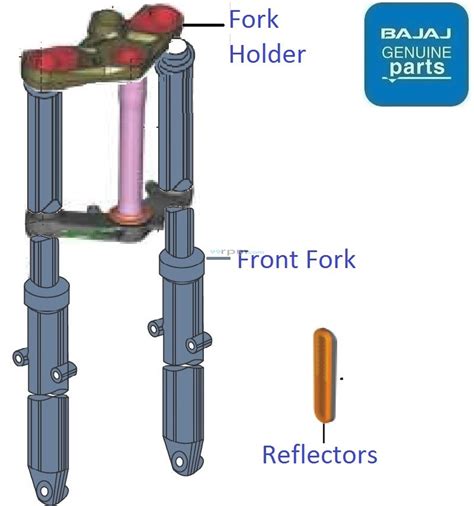 Bajaj Pulsar Ns125 2021 22 Front Suspension Fork
