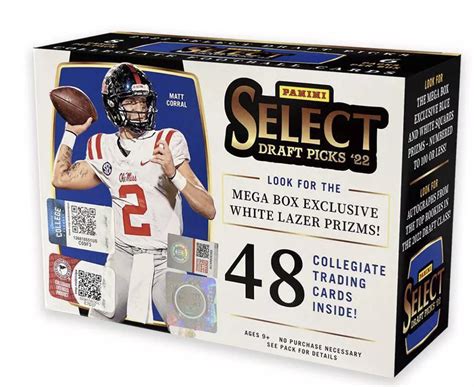 2022 Select Draft Picks Football Mega Box With 6 Packs Pristine Auction