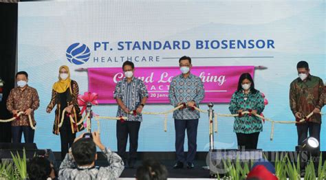 Peresmian Pabrik Pt Standard Biosensor Healthcare Foto 2 1910610