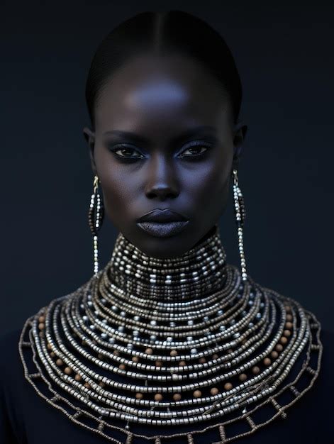 Premium Photo Black Hot African Girl Chief