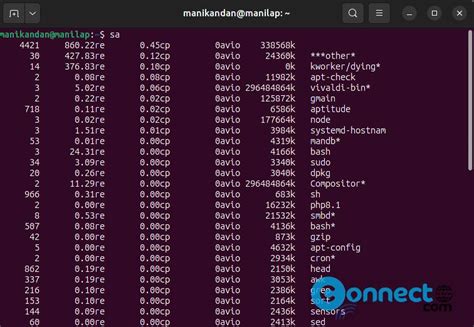 How To Monitor User Activity In Ubuntu Using Acct