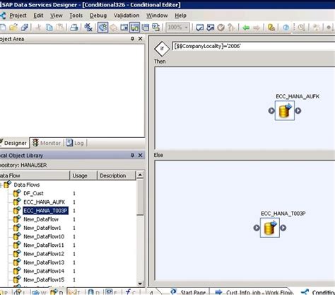 SAP BODS Creating Workflows