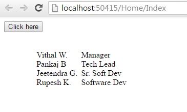 Different JSON Result Types Used In MVC