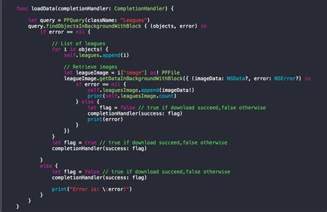 Ios Swift Completion Handler Stack Overflow