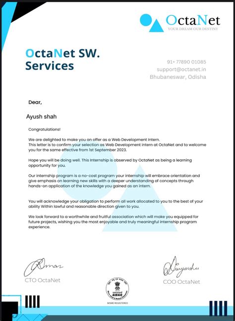 Ayush Shah On Linkedin Hello Everyone Im Excited To Announce That I Have Been Offered An