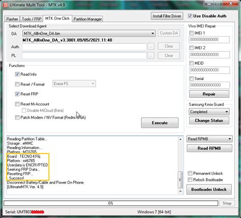 Gsm Forum Tecno Spark Kf J Frp Unlock Done By Mtk One Click By Umt