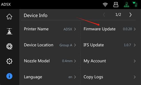 Firmware Upgrade Flashforge Wiki