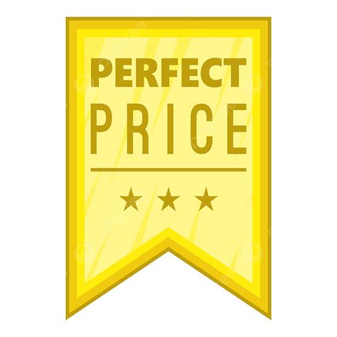 완벽한 가격 페넌트 아이콘 만화 스타일 왕관 일러스트 상표 완전한 가격 Png 일러스트 및 벡터 에 대한 무료 다운로드