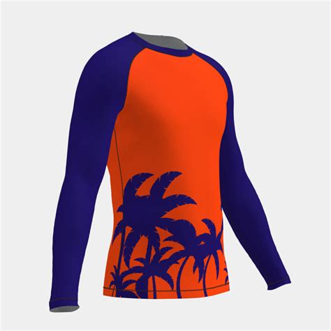 Design Your Own Rash Guard Customizable Mens Long Sleeve