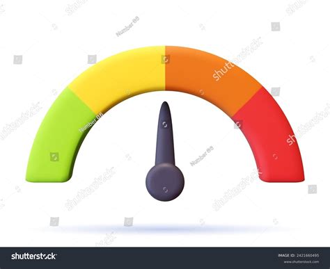 3d Speed Icon Speedometer Object Increasing Stock Vector Royalty Free 2421660495 Shutterstock