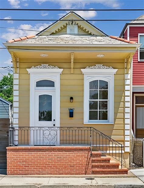 40 New Orleans Shotgun House Exterior Color Schemes For Maximum Curb
