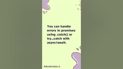 🚀 How To Handle Errors In Promises 🔥 Javascript Tips Shortsvideo Javascript Errorhandling