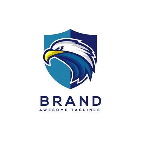 Blue Eagle Shield Logo Logodix