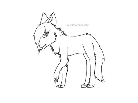 Wolf Base By Ongakuk On Deviantart