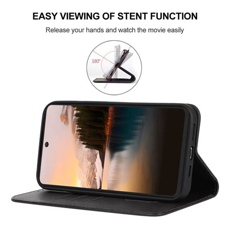 For TCL NXTpaper G Magnetic Closure Leather Phone Case Black Alexnld Com