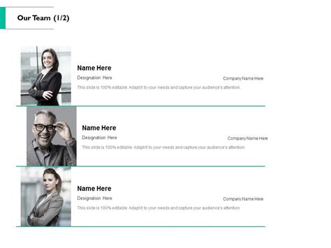 Our Team Introduction Ppt Powerpoint Presentation Infographic Template Objects