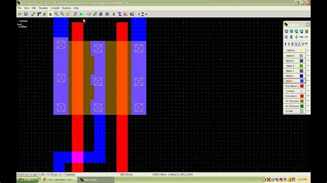 Two Input Nand Gate Layout Using Microwind By Jayendra Kumar Youtube