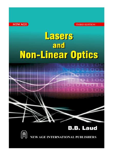 Lasers And Non Linear Optics Pdf