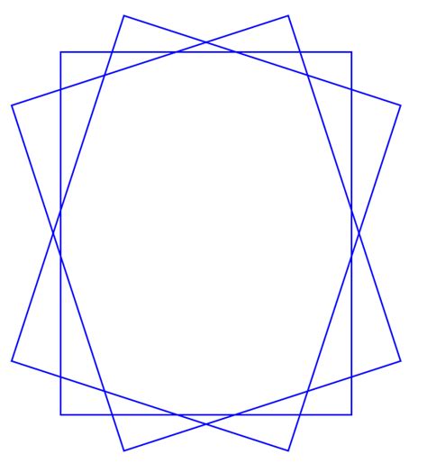Graphics The Intersection Of The Same Overlapping Rectangles