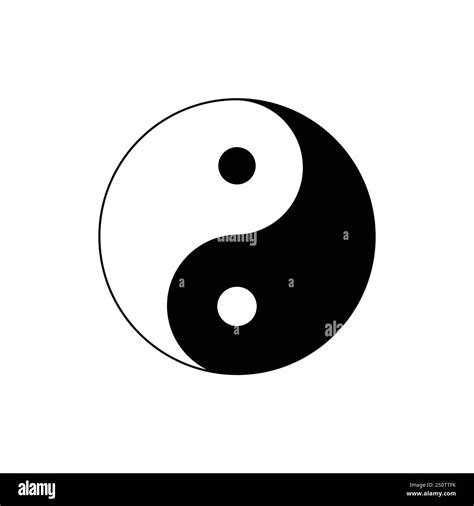 Yin Yang Symbol Icon Vectorvector Stock Vector Image And Art Alamy