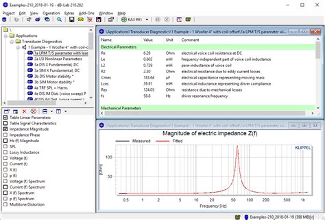 Db Lab — Klippel Manual 20 Documentation