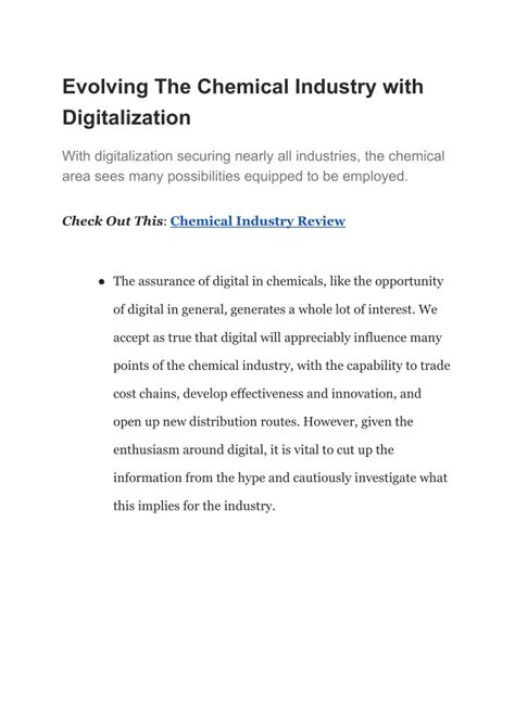 Ppt Evolving The Chemical Industry With Digitalization Powerpoint Presentation Id11881661