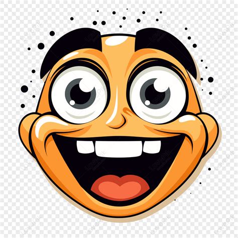 흥분한 얼굴 벡터 클립 아트 만화 상표 Png 일러스트 무료 다운로드 Lovepik