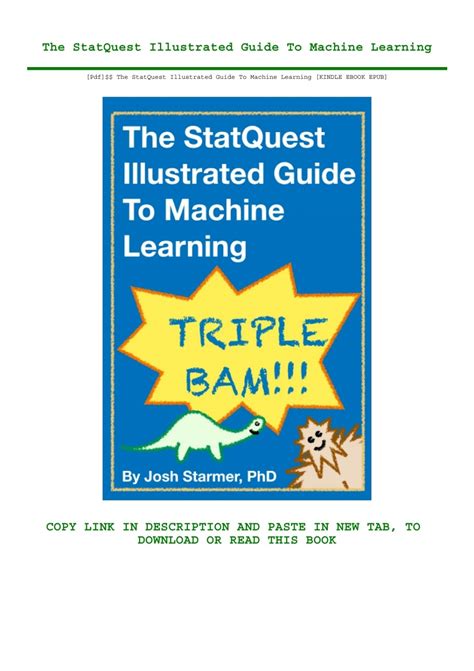 [pdf] The Statquest Illustrated Guide To Machine Learning [kindle Ebook Epub]