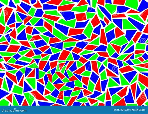 Mosaic RGB Pattern Stock Illustration Illustration Of Seamless