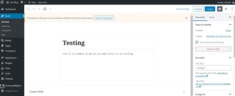 Grammar Matters Automatic Grammar Checker Plugin For Wordpress By